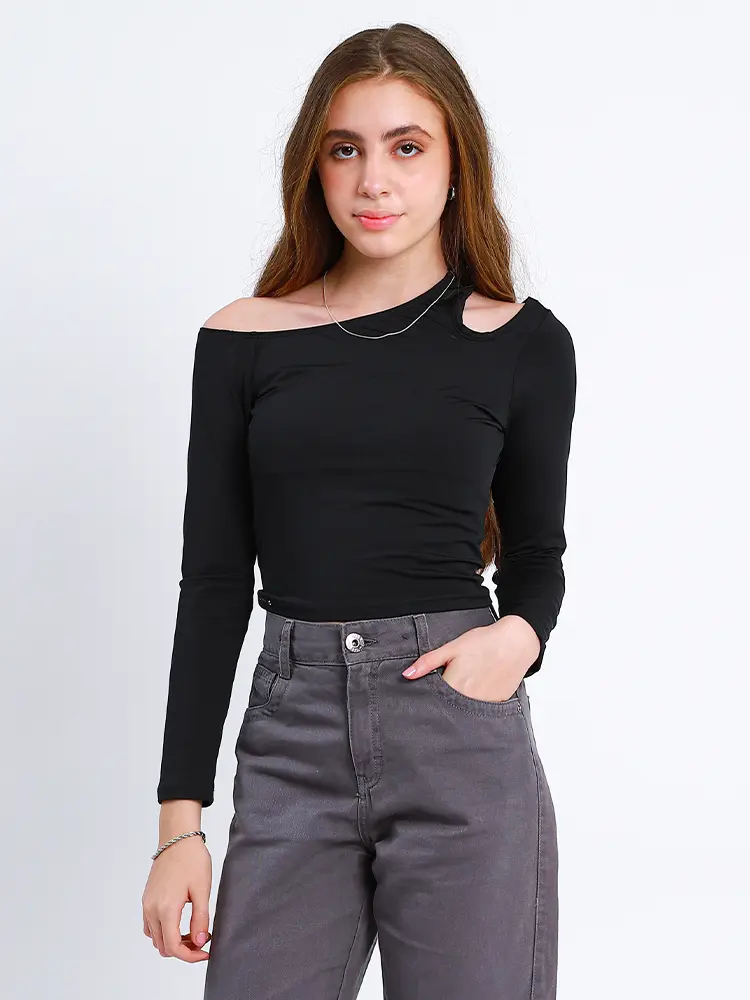 Blusa Cut Out Poah - Blusa Cut Out Poah - POAH TEEN MODA